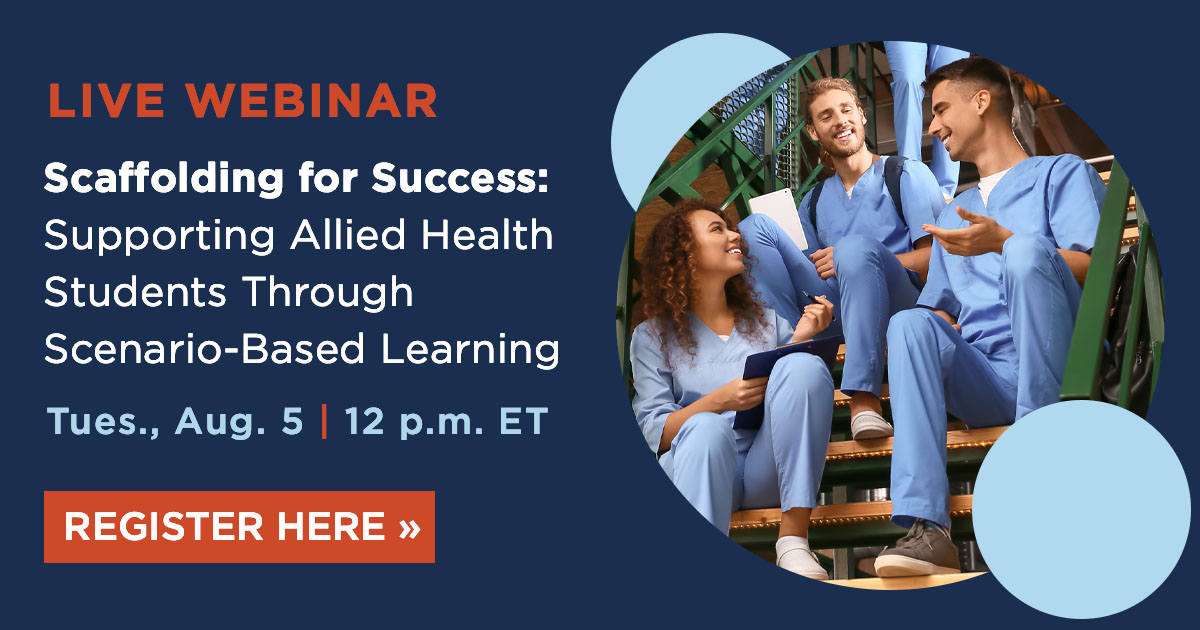 Supporting Allied Health Students Through Scenario-Based Learning ...
